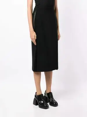 Dice Kayek High-waist Overlapping Panel Skirt