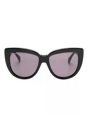 Max Mara Cat-eye Tinted Sunglasses - Black