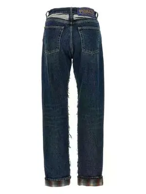 MAISON MARGIELA X Pendleton Yoke-detail Jeans