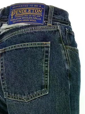 MAISON MARGIELA X Pendleton Yoke-detail Jeans