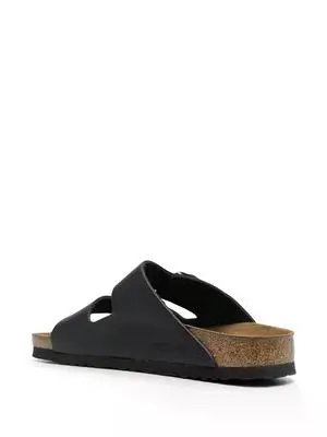 BIRKENSTOCK Buckle-fastening Leather Sandals - Black