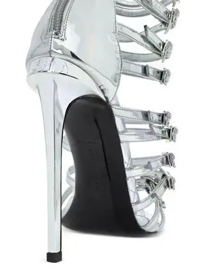 Philipp Plein Tone Stiletto Sandals With Multi-way Straps