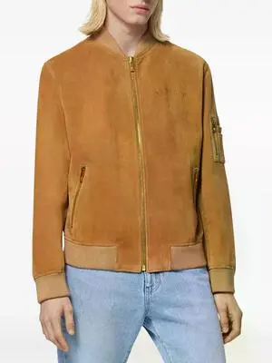 Versace Suede Bomber Jacket