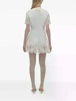 Simkhai Embroidered Mini Dress