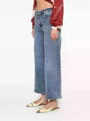 FRAME Le Pixie Slim Palazzo Jeans