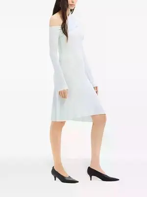 COURREGES Twist Crepe Mini Dress