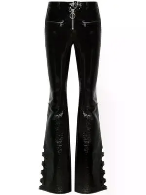 COURREGES Multi-buckle Flared Trousers