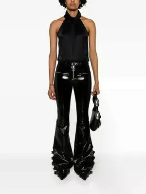 COURREGES Multi-buckle Flared Trousers