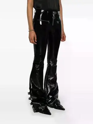 COURREGES Multi-buckle Flared Trousers
