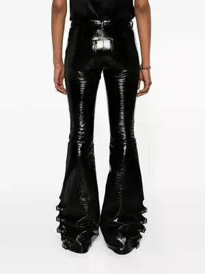 COURREGES Multi-buckle Flared Trousers