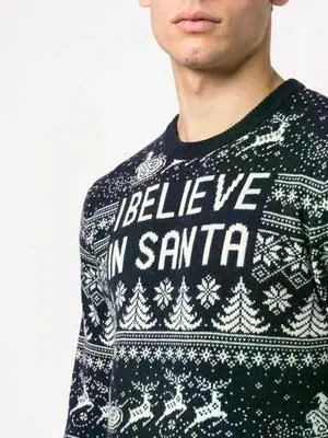MC2 SAINT BARTH Santa Fine-knit Crew-neck Jumper