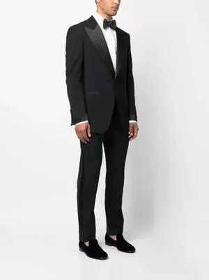 TOM FORD Peak Lapels Single-breasted Suit - Black