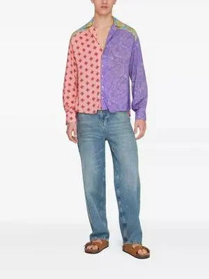 DONDE ESTEBAN Paisley Shirt - Red