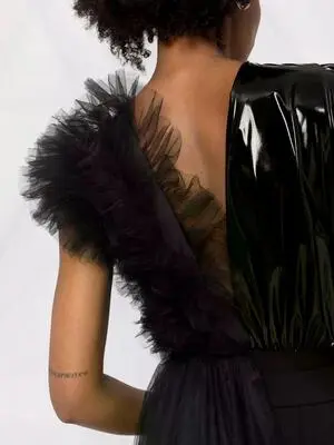 Alchemy Fashions X Lia Aram Ruffle-detail Bodysuit