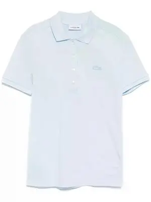 Lacoste Logo-patch Polo Top - Blue