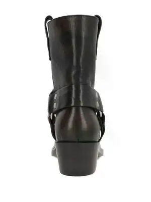 Paris Texas Roxy 45mm Leather Biker Boots