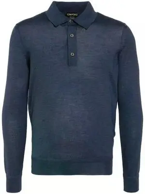 TOM FORD Long-sleeved Polo Shirt