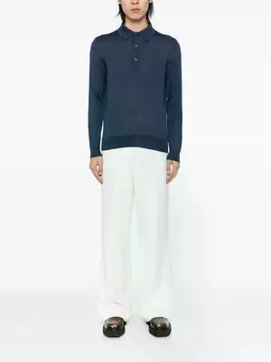 TOM FORD Long-sleeved Polo Shirt