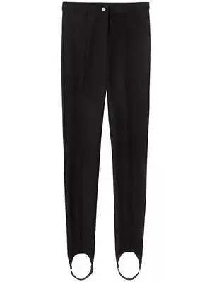 Pinko Creased Straight-leg Trousers - Black