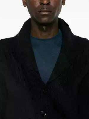 TOM FORD Shawl Cashmere Cardigan - Blue