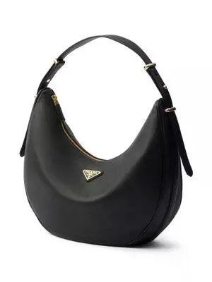 Prada Logo-plaque Leather Shoulder Bag