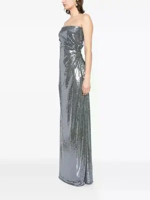 Alex Perry Twisted Sequinned Gown
