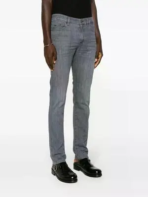 BOSS Mid-rise Slim-fit Jeans - Grey