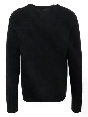 JAMES PERSE Lightweight Textured Cashmere Crewneck