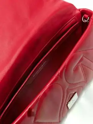Alexander McQueen Small Seal Clutch Bag - Red