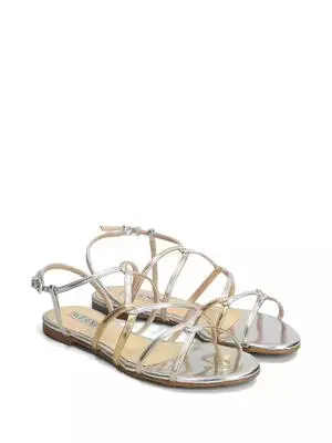 WERNER Metallic-effect Sandals