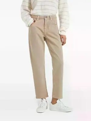 Brunello Cucinelli Mid-rise Cropped Jeans