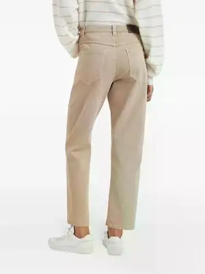 Brunello Cucinelli Mid-rise Cropped Jeans
