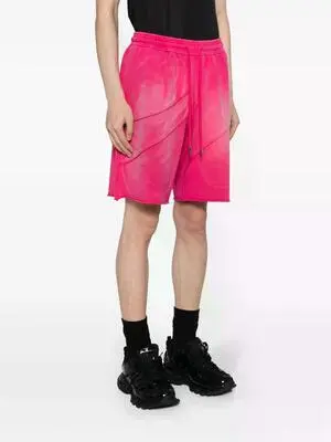 FENG CHEN WANG Drawstring Cotton Shorts