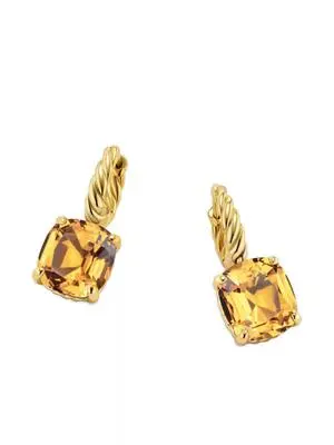 David Yurman 18kt Yellow Citrine Marbella Earrings