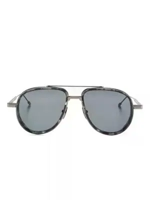 Thom Browne Pilot-frame Sunglasses - Grey