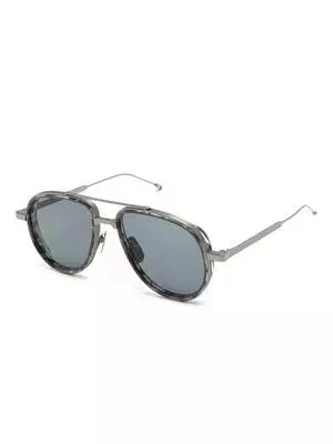 Thom Browne Pilot-frame Sunglasses - Grey