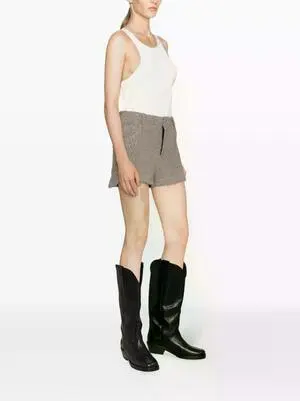 IRO PARIS Daphna High-waisted Bouclé Shorts