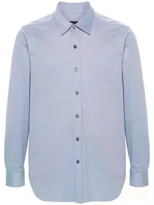 Brioni Long-sleeves Cotton Shirt