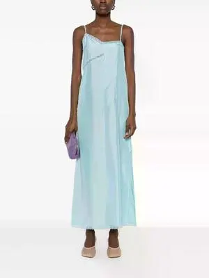 MAISON MARGIELA Asymmetric Silk Maxi Dress