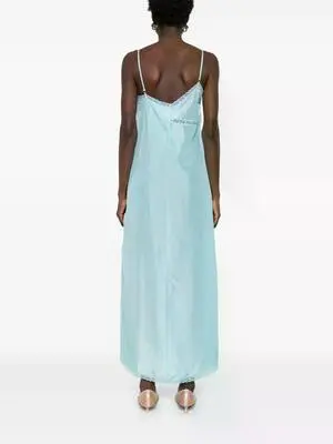 MAISON MARGIELA Asymmetric Silk Maxi Dress