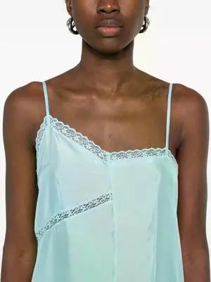 MAISON MARGIELA Asymmetric Silk Maxi Dress