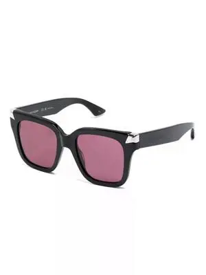 Alexander McQueen Square-frame Sunglasses - Black