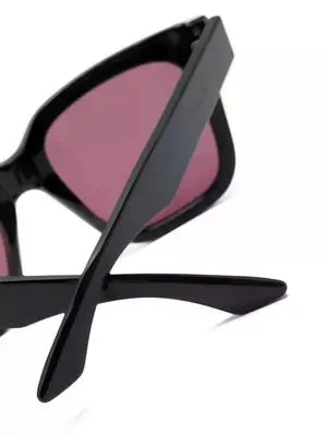 Alexander McQueen Square-frame Sunglasses - Black
