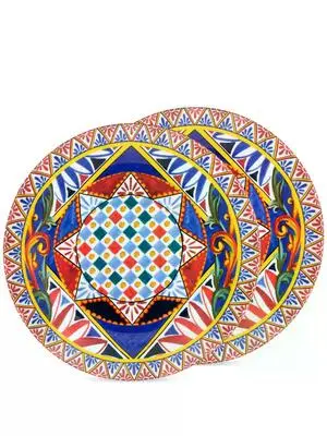 Dolce & Gabbana Set-of-two Dinner Plates - Blue
