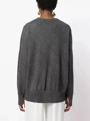 Loulou De Saison Anaa Cashmere Crew-neck Jumper - Grey