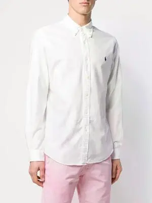 Polo Ralph Lauren Embroidered Logo Shirt - White