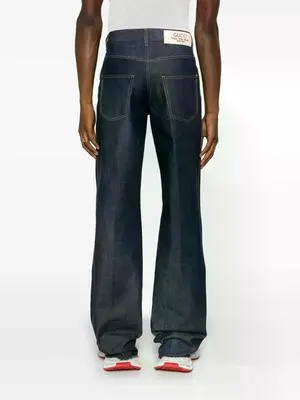 Gucci Logo-patch Straight-leg Jeans