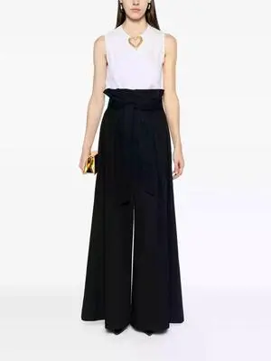 Moschino Heart Cut-out Sleeveless Blouse