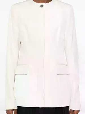 TOTEME Collarless Cinched Jacket