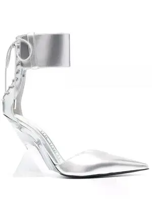 Attico Morgan 105mm Wedge Pumps